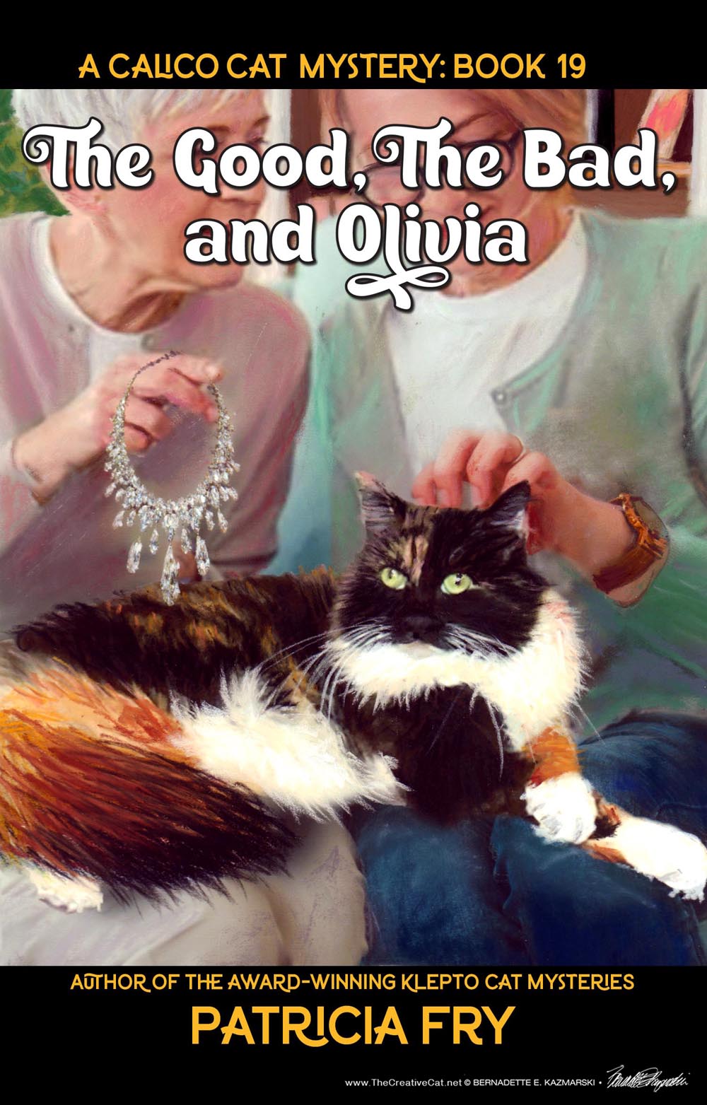 Featured Artwork: Calico Cat Mysteries Book 19, "The Good, The Bad and ...