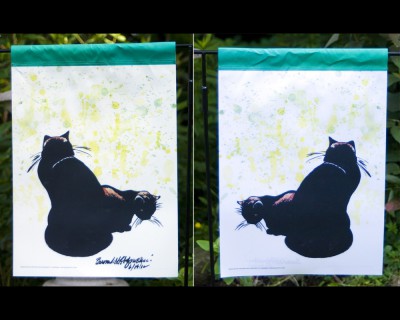 Decorate Your Garden With Feline-themed Garden Flags - The Creative Cat